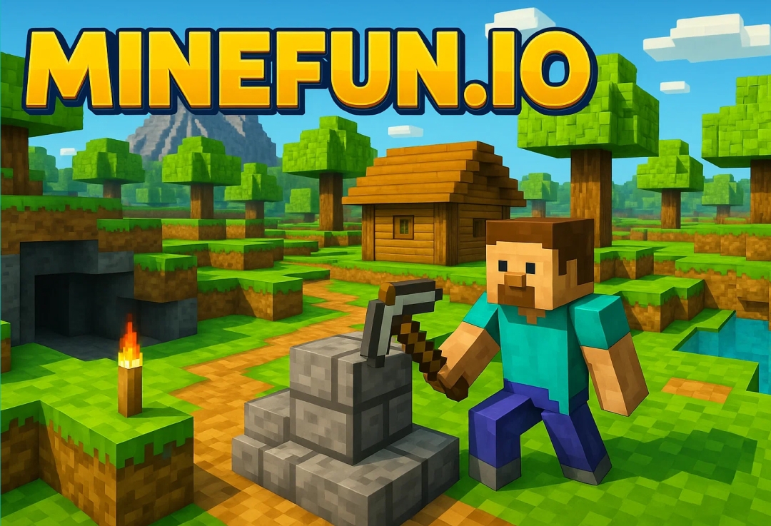 Play MineFun IO Online – Free Block Building & Battle Game