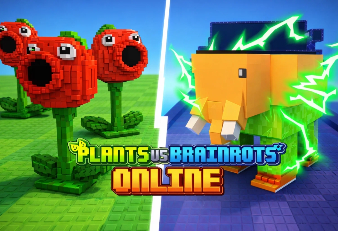 Plants vs Brainrots Unblocked – Play Idle Defense Game on YupGames