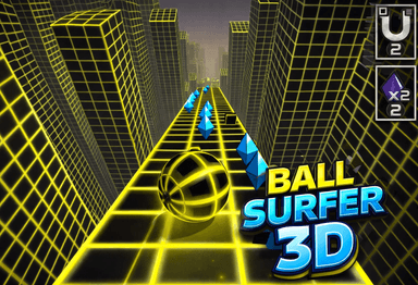 Ball Surfer 3D Unblocked | Futuristic Run on YupGames