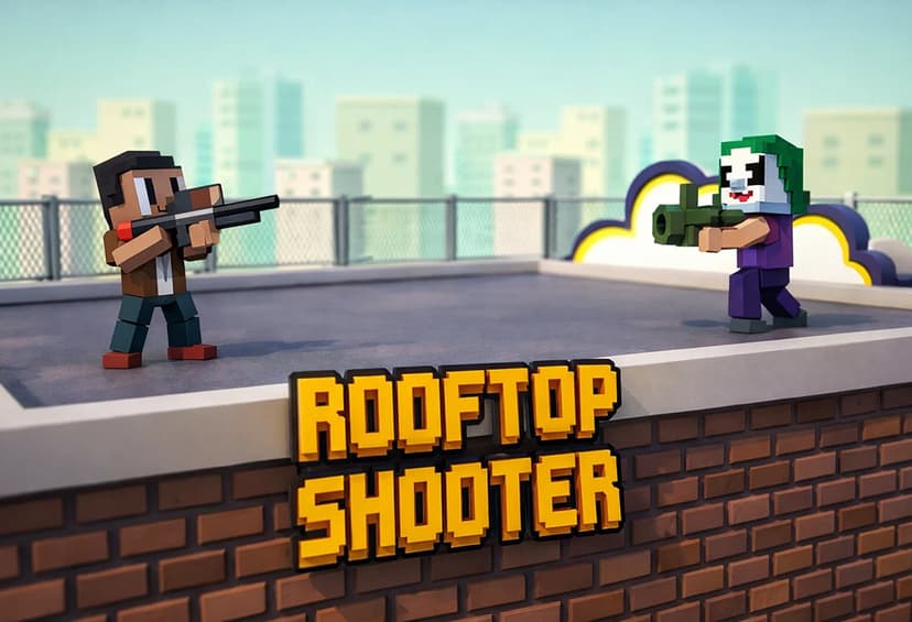 Rooftop Shooters Unblocked – Pixel Sniper Duels | YupGames